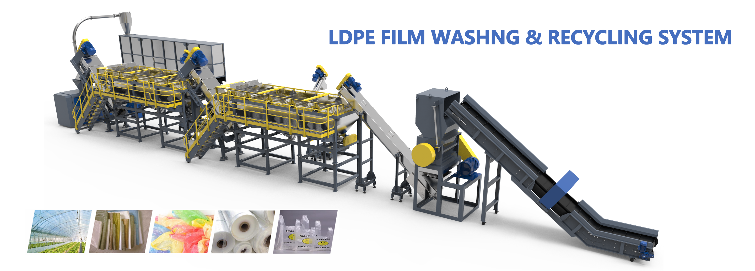 PE Film And Rigid Plastic Recycling System | Boretech